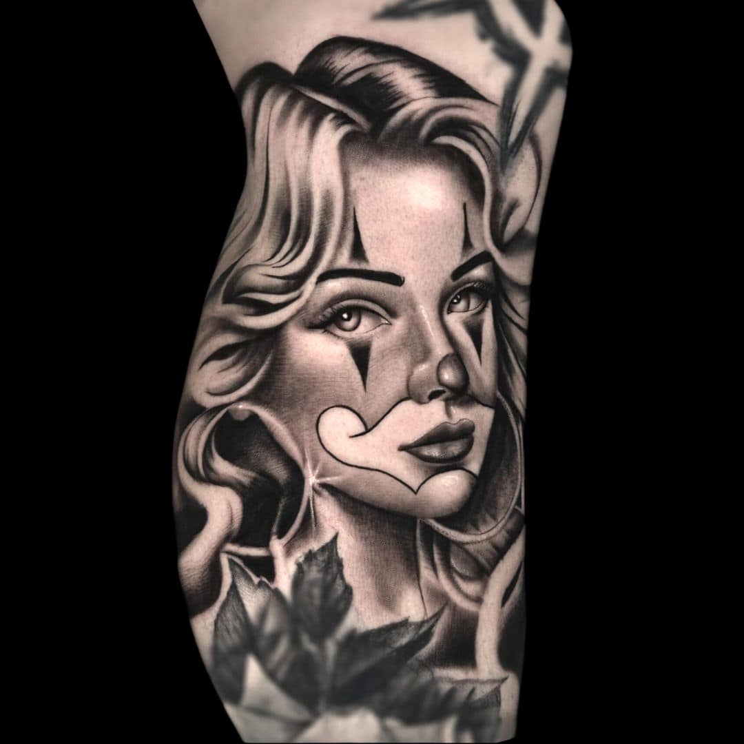 Brisbane Chicano Tattoo Artists Portfolio Cb Ink Tattoo