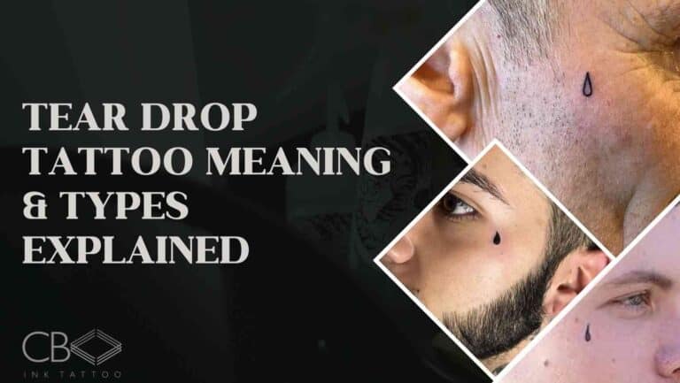 Tear Drop Tattoo Meaning & Types Explained - CB Ink