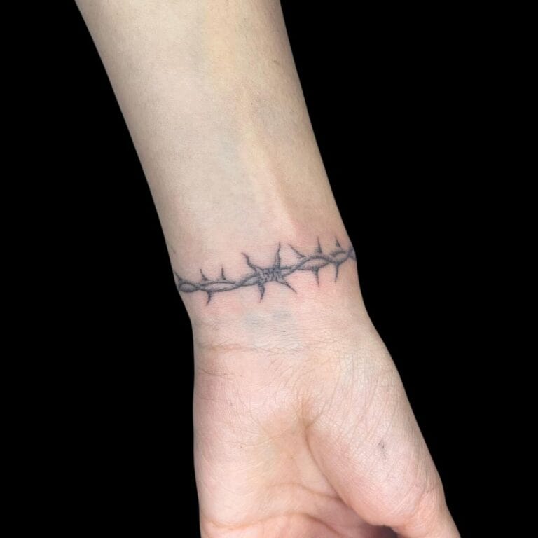 Barbed Wire Tattoo Meaning & Types Explained - CB Ink